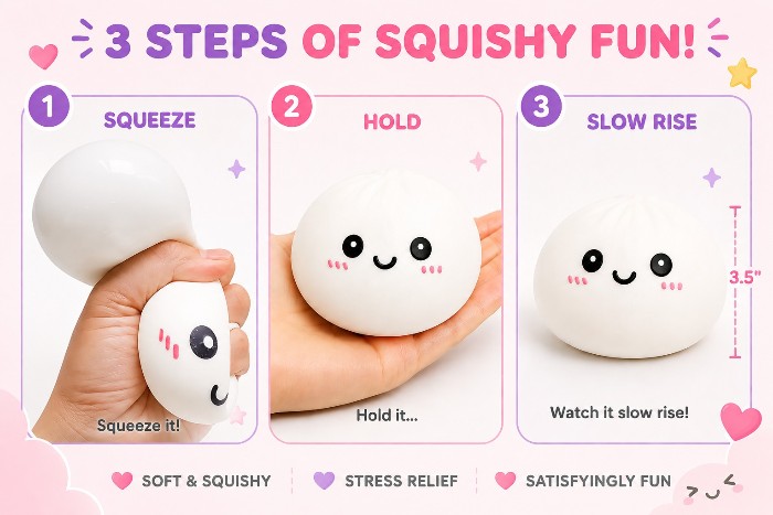 Dumpling Squishy Mystery Box