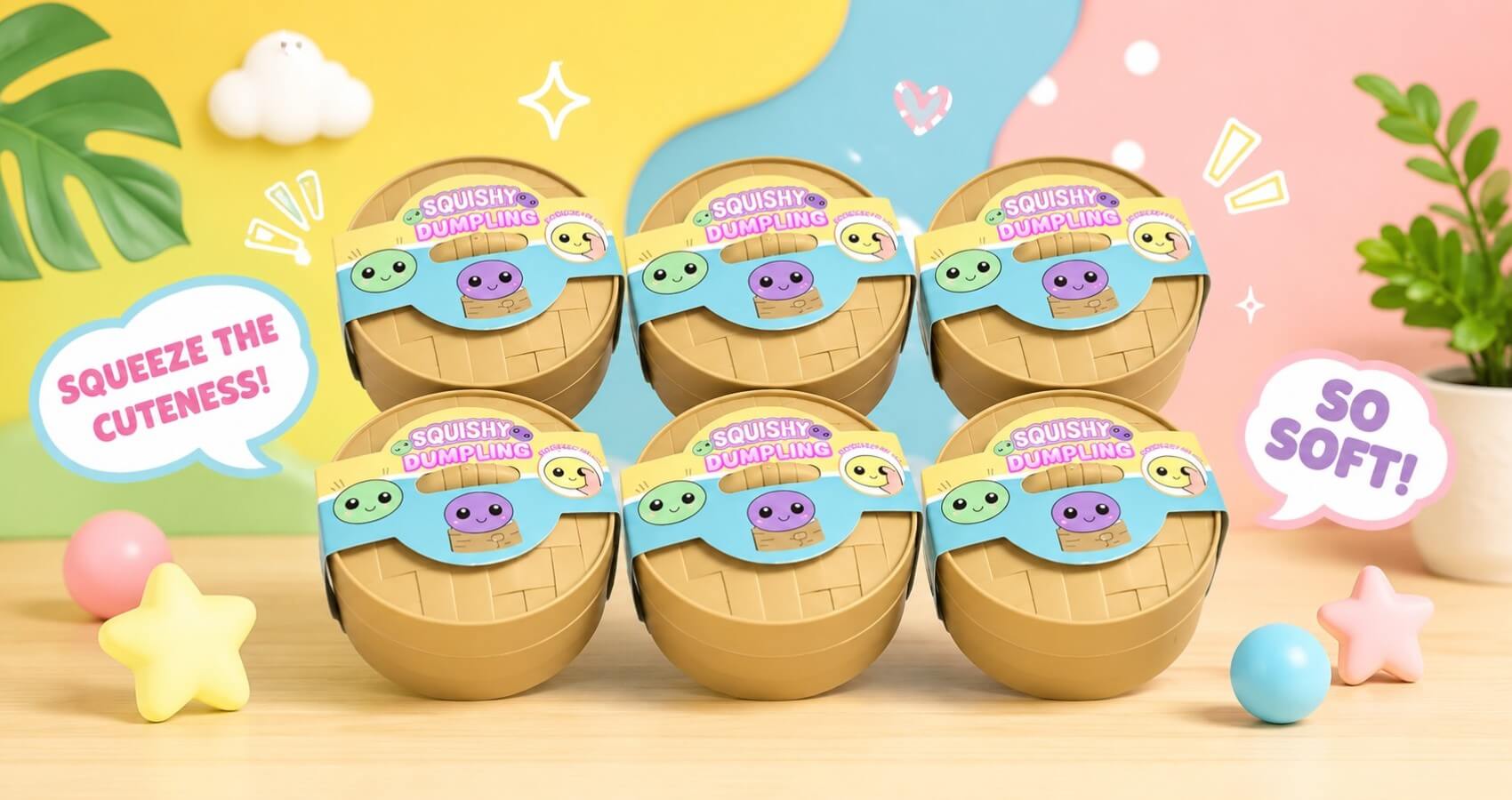 Dumpling Squishy | The Cutest Stress Relief Toys